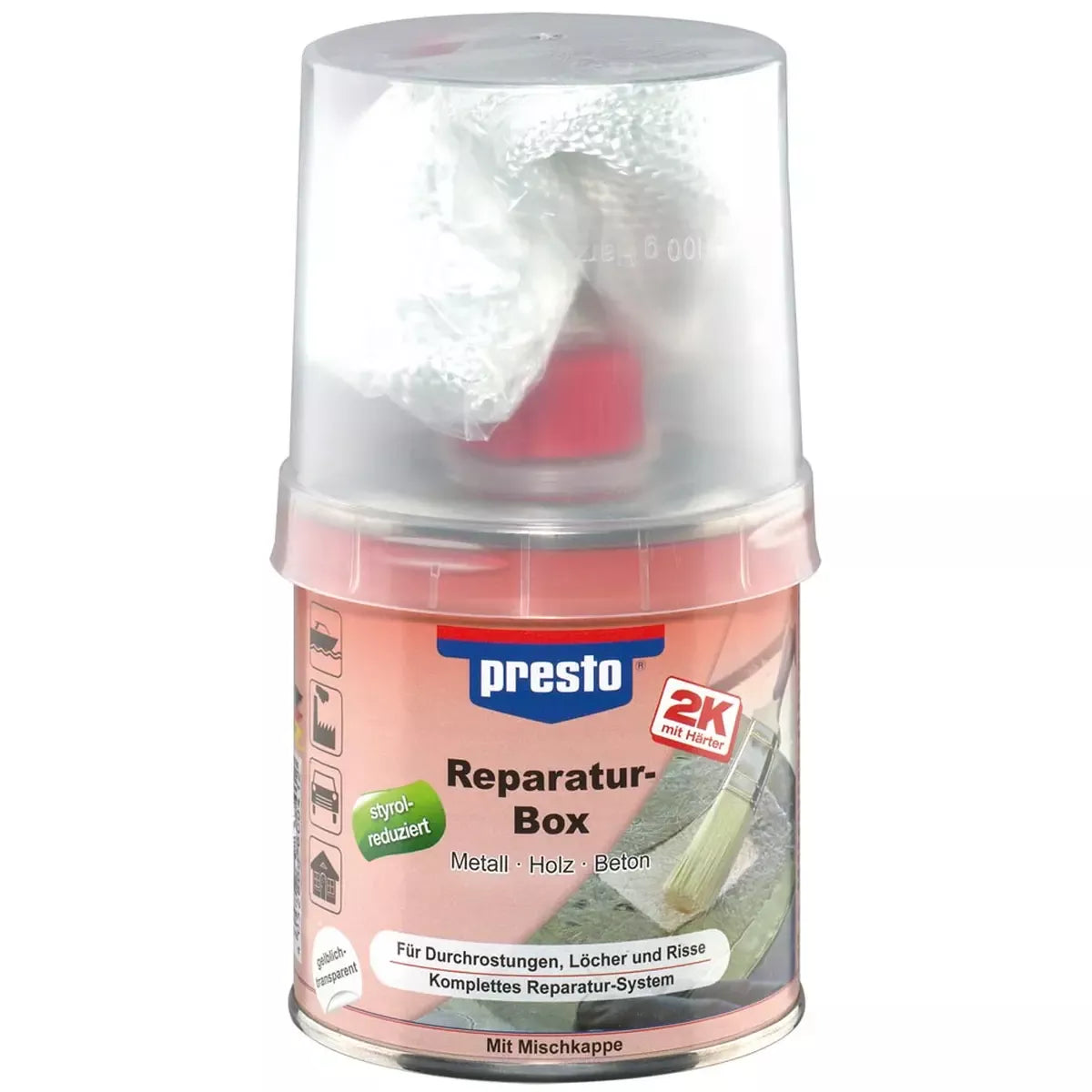 Reparaturbox 250g PES-Harz honigfarben - 431412 | online kaufen – Kommondo GmbH