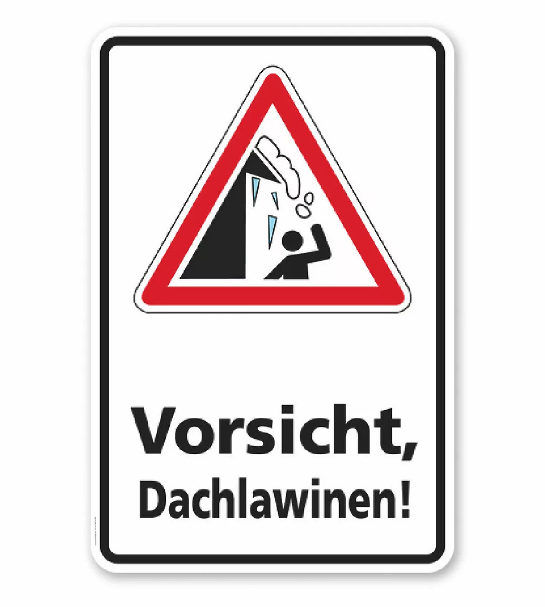 WH-W-08 - Vorsicht, Dachlawinen! RA1 – Kommondo GmbH