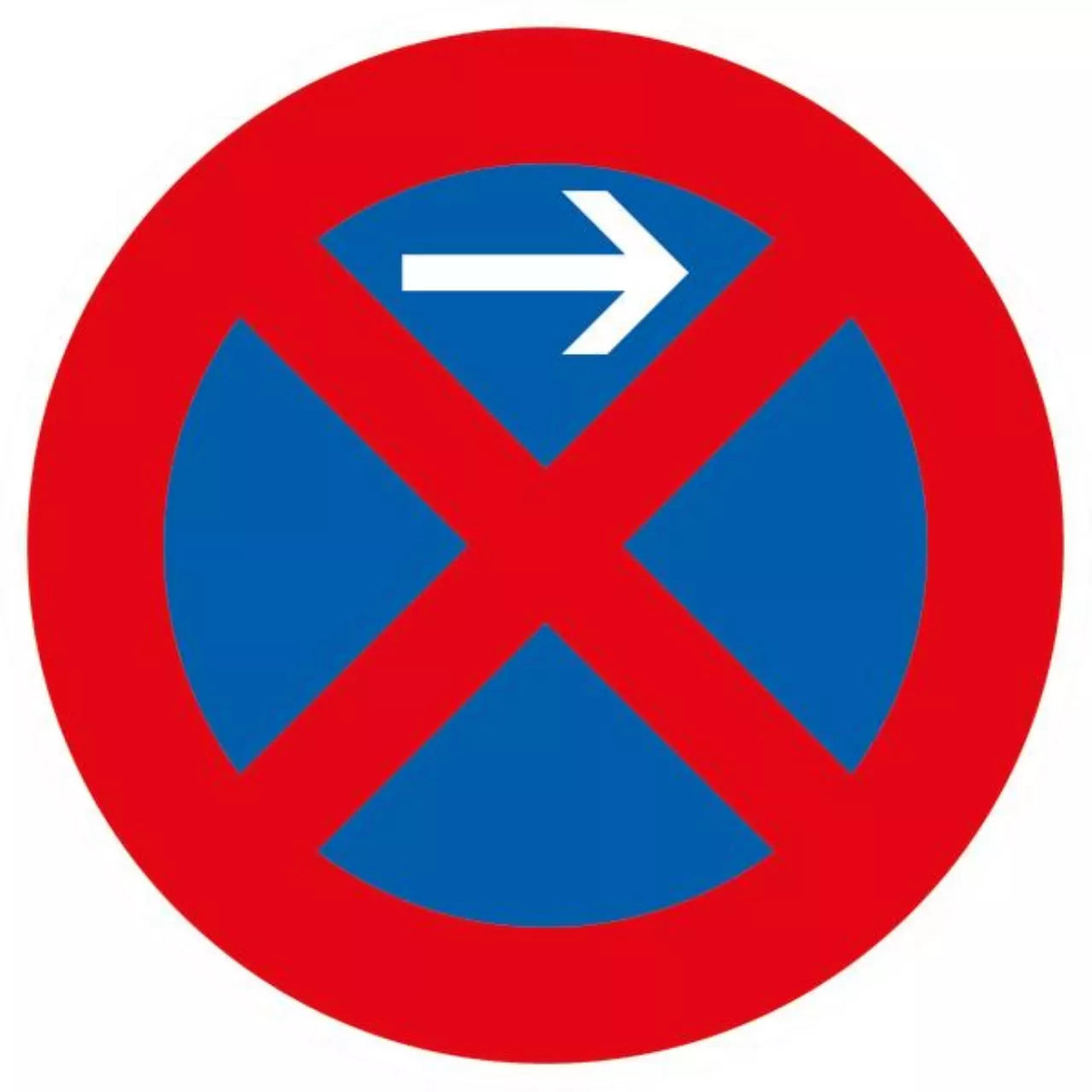 VZ283-21 Absolutes Halteverbot Anfang Aufstellung links | 122172-037 ...