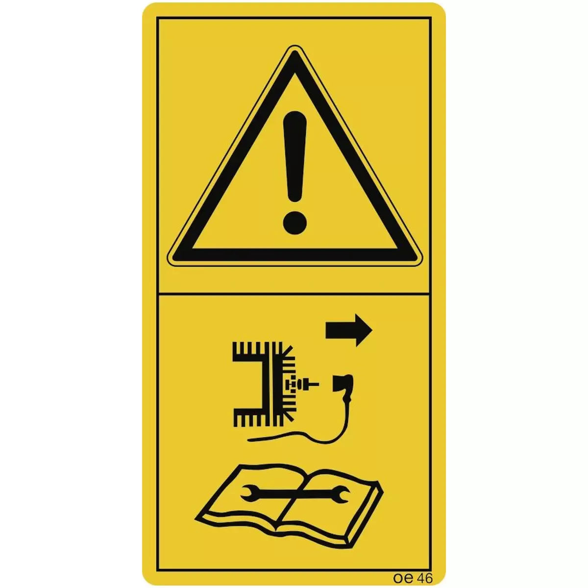 Sicherheitsschilder ISO 11684 für Reparaturarbeiten | Kommondo ...