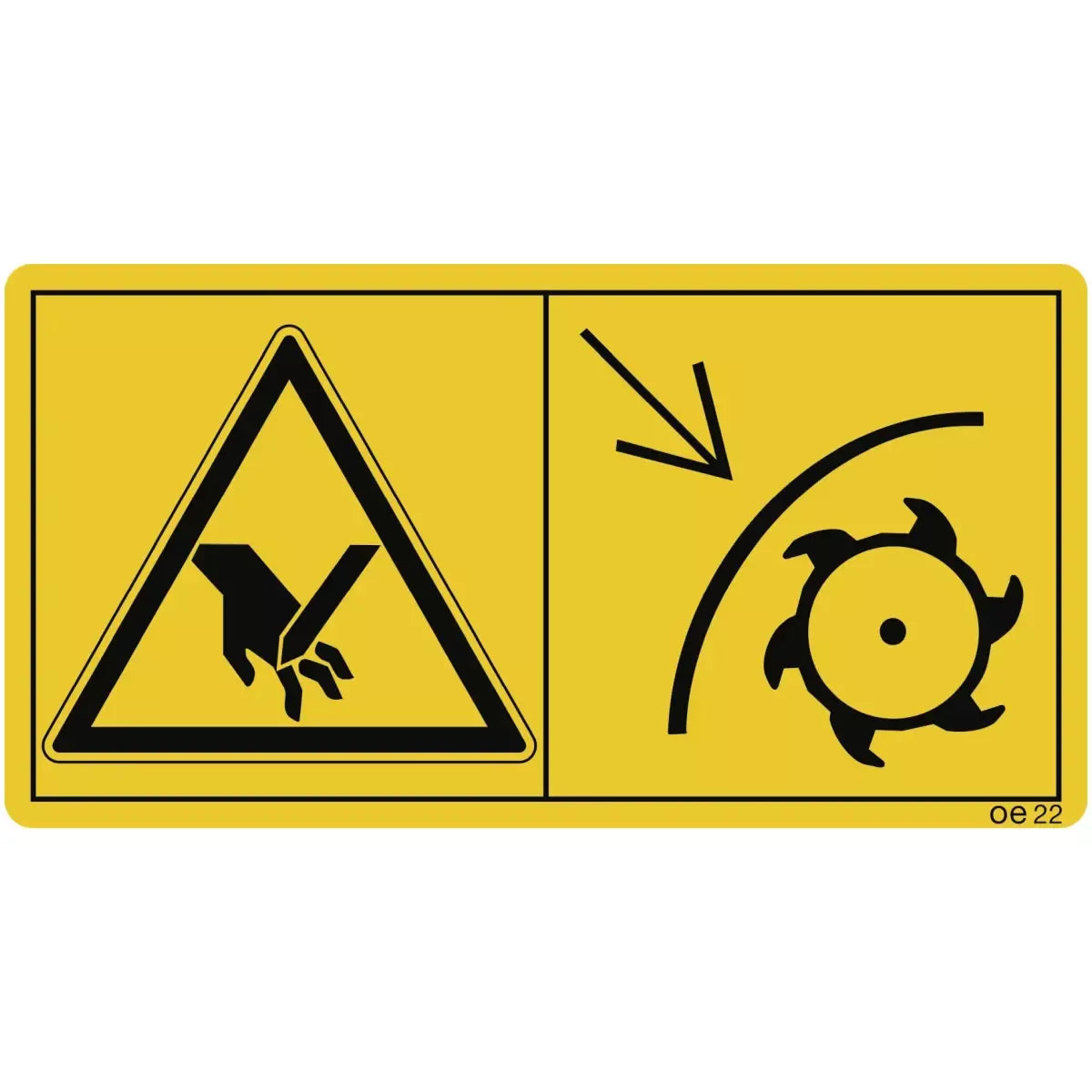 ISO 11684 LAV-Schild - Schutzeinrichtung für Messer | Kommondo ...